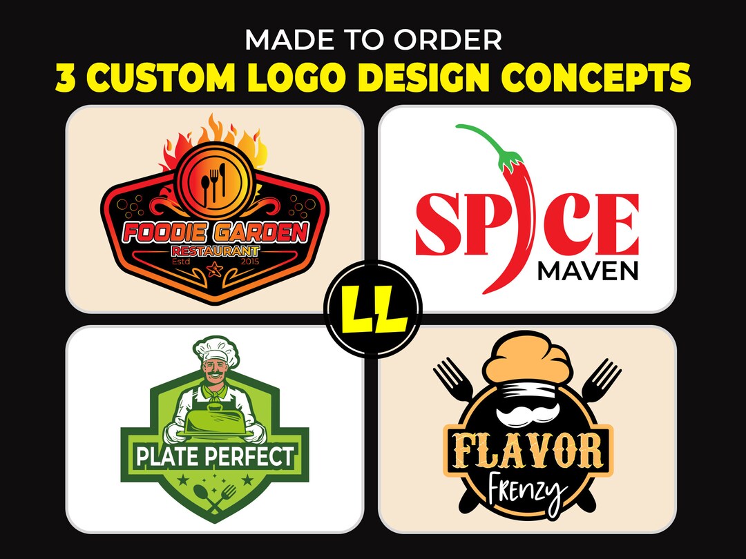 Bar Logo Design, Food Logo Design, Restaurant Logo Design, Chef Logo ...