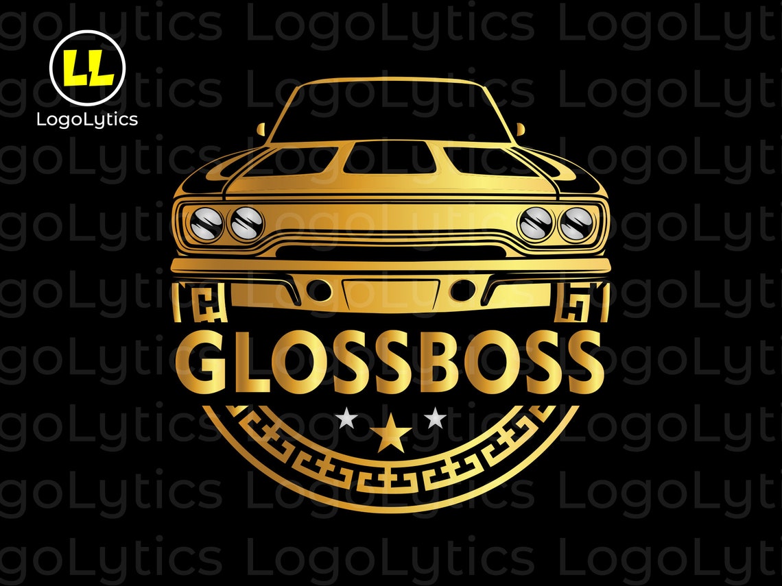 Luxury Car Logo, Custom Car Logo, Pressure Washer Logo, Garage Logo ...