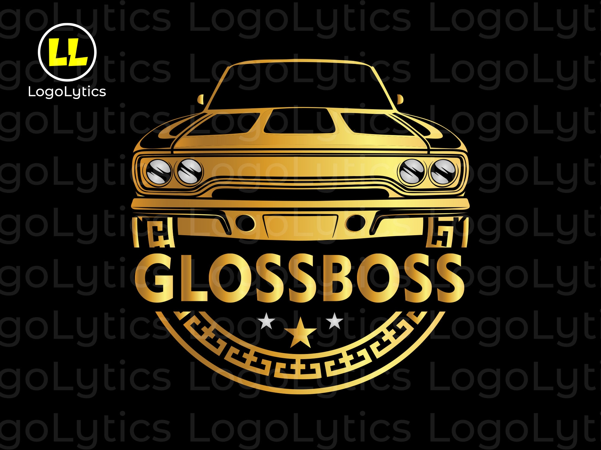 Luxury Car Logo, Custom Car Logo, Pressure Washer Logo, Garage Logo ...