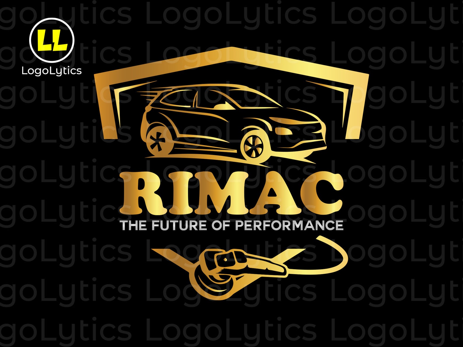 Luxury Car Logo, Custom Car Logo, Pressure Washer Logo, Garage Logo ...