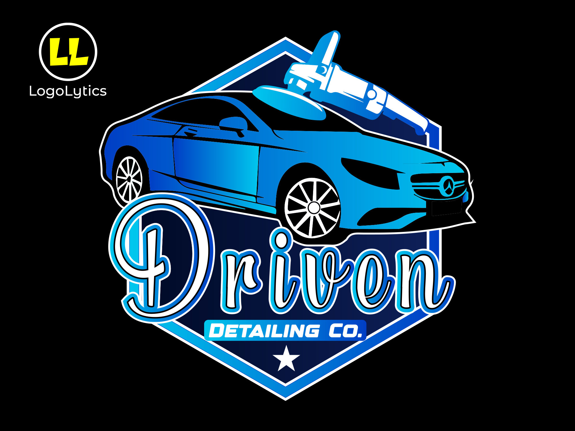 Custom Car Logo, Pressure Washer Logo, Auto Detail Logo, Automotive ...