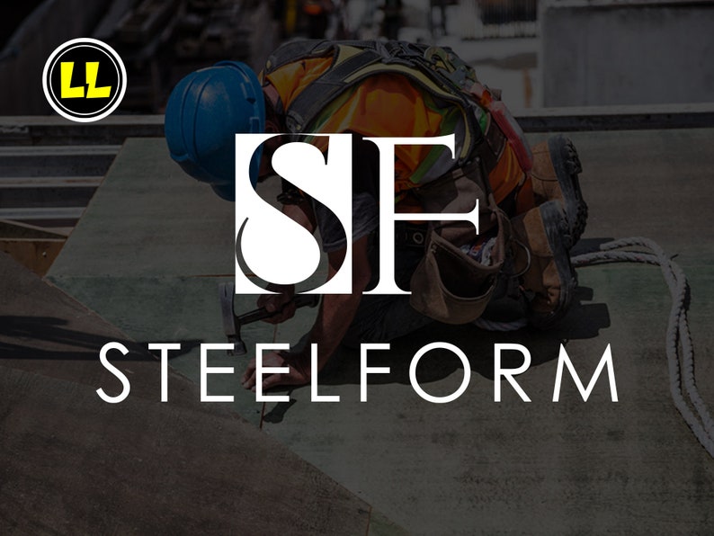 Minimalist Logo Design Custom, Construction Logo, Roofing Logo ...