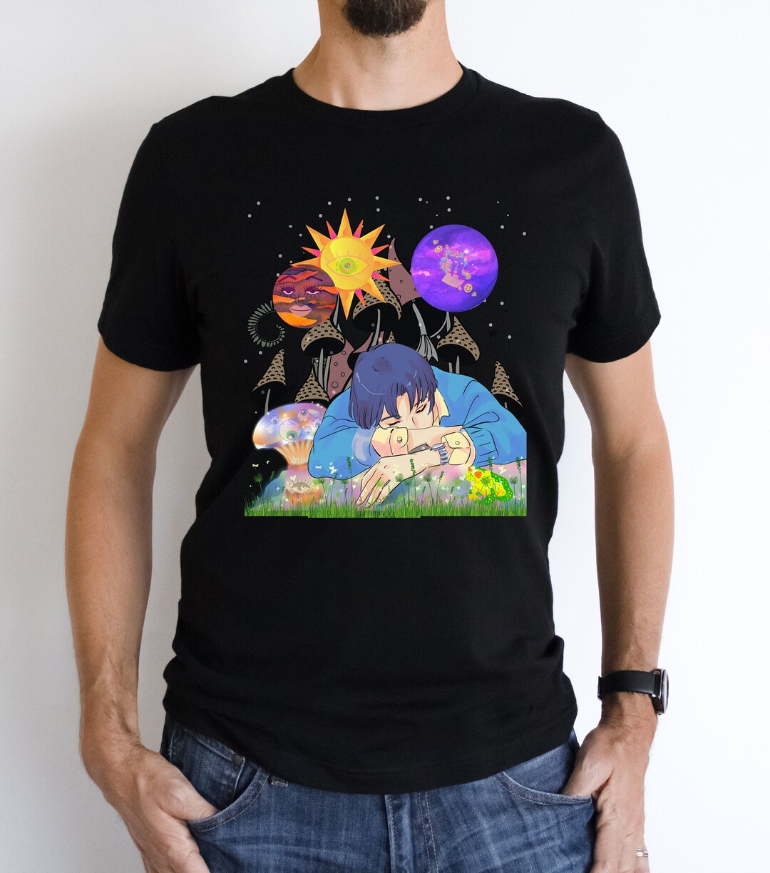 Psychedelic Shirt, Trippy Tee, Acid Trip Clothing, Hippie Shirt, Mind ...