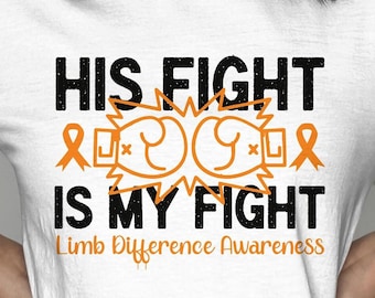 Limb Loss Awareness Svg Png, Support Squad Svg, Orange Ribbon Svg, Limb ...