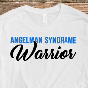 Angelman Syndrome Warrior Svg, Blue Ribbon Design (digital Cut Files ...