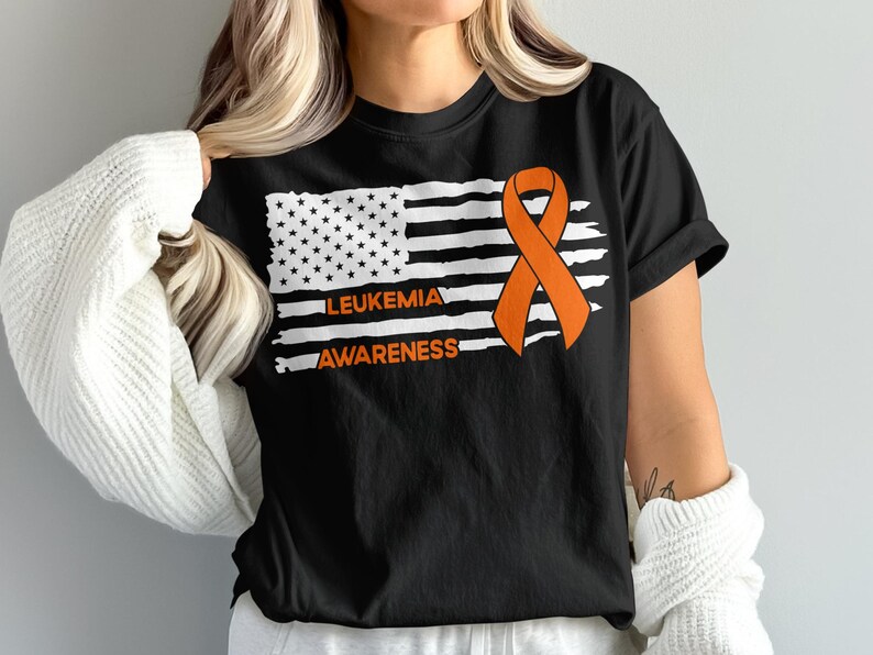 Leukemia Awareness Svg Png, Leukemia Flag Svg, Leukemia Cancer Orange ...