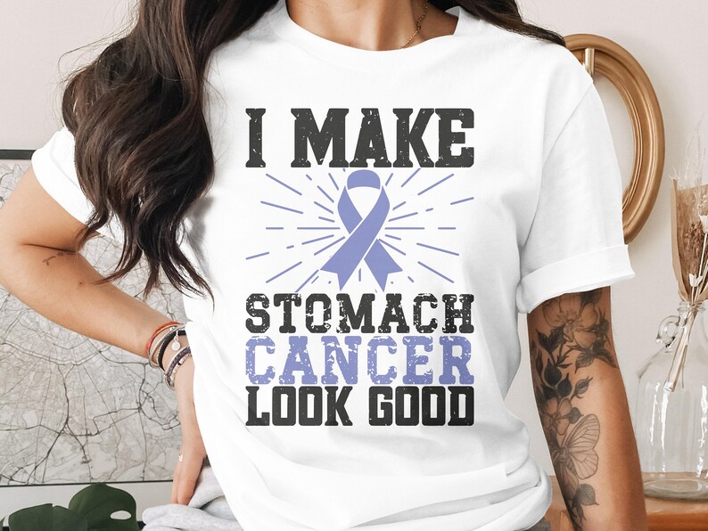 Stomach Cancer Awareness Svg Png, I Make Stomach Cancer Look Good Svg ...