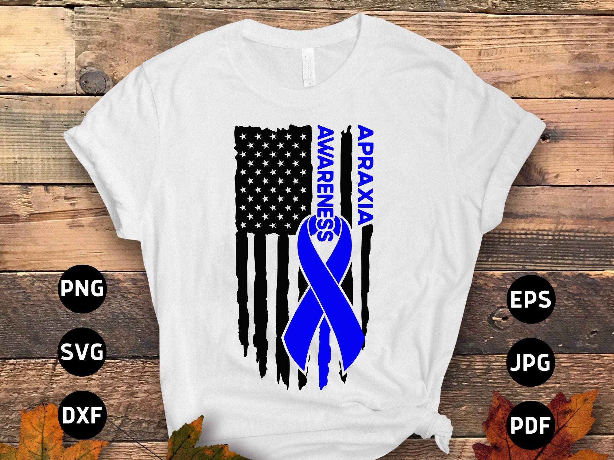 Apraxia Awareness Svg Png, Apraxia Flag Svg, Blue Ribbon Svg, Apraxia ...