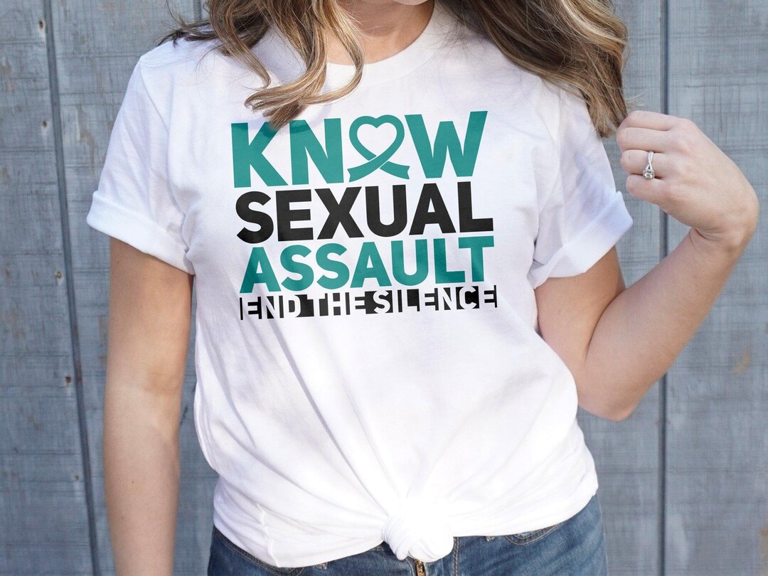 Sexual Assault Awareness Svg Png, Know Sexual Assault End the Silence ...