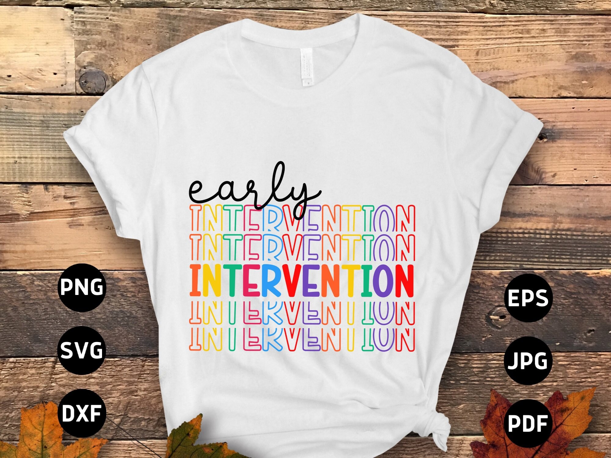 Early Intervention SVG PNG School Intervention Specialist - Etsy