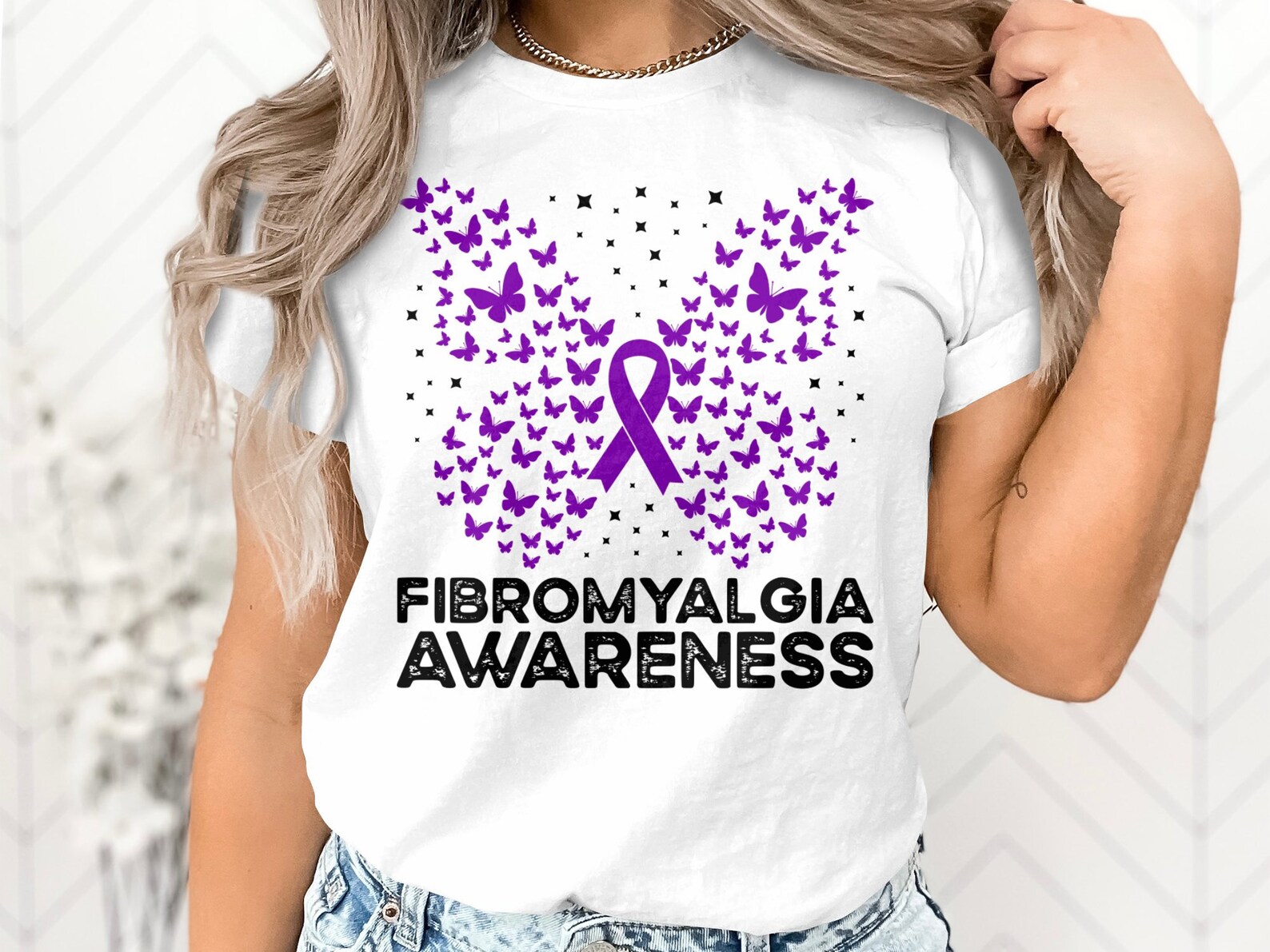 Fibromyalgia Awareness Svg Png, Fibromyalgia Butterfly Svg, Purple ...