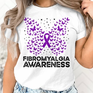 Fibromyalgia Awareness Svg Png, Fibromyalgia Butterfly Svg, Purple ...