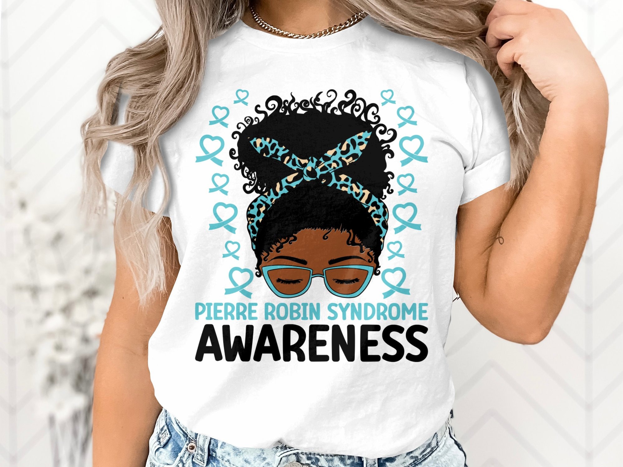 Pierre Robin Syndrome Awareness Svg Png Afro Messy Bun Pierre - Etsy