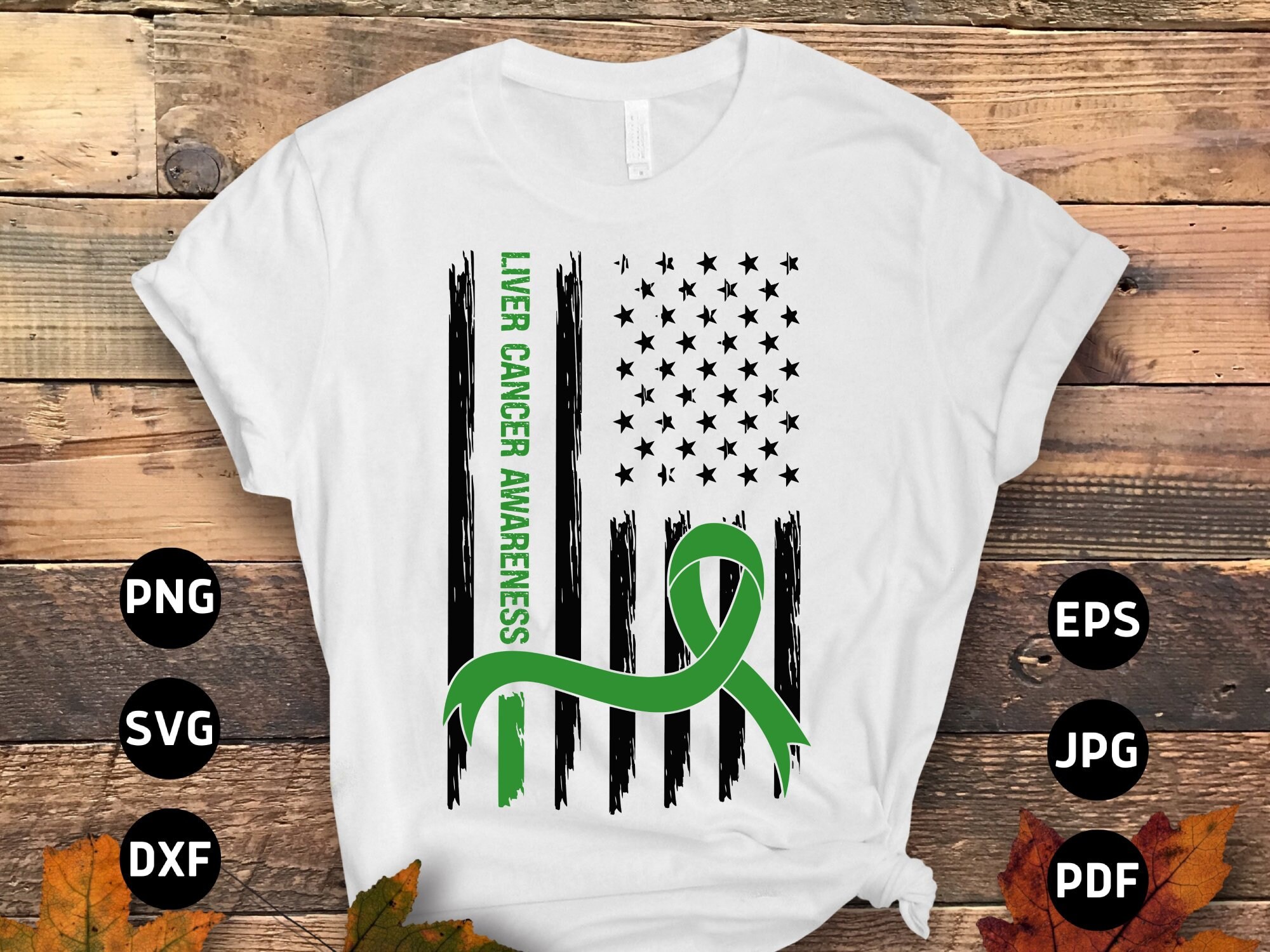 Liver Cancer Flag Svg Emerald Green Ribbon Svg Liver Cancer - Etsy