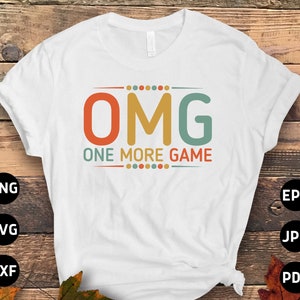 Pickleball Svg Png, OMG One More Game Svg, Pickleball Lovers Svg Cut ...