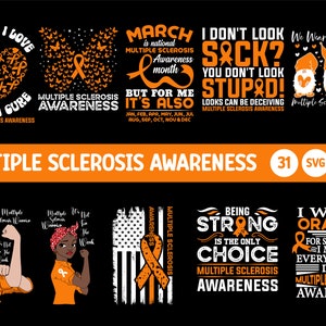 Multiple Sclerosis Awareness Svg Bundle, Multiple Sclerosis Awareness ...