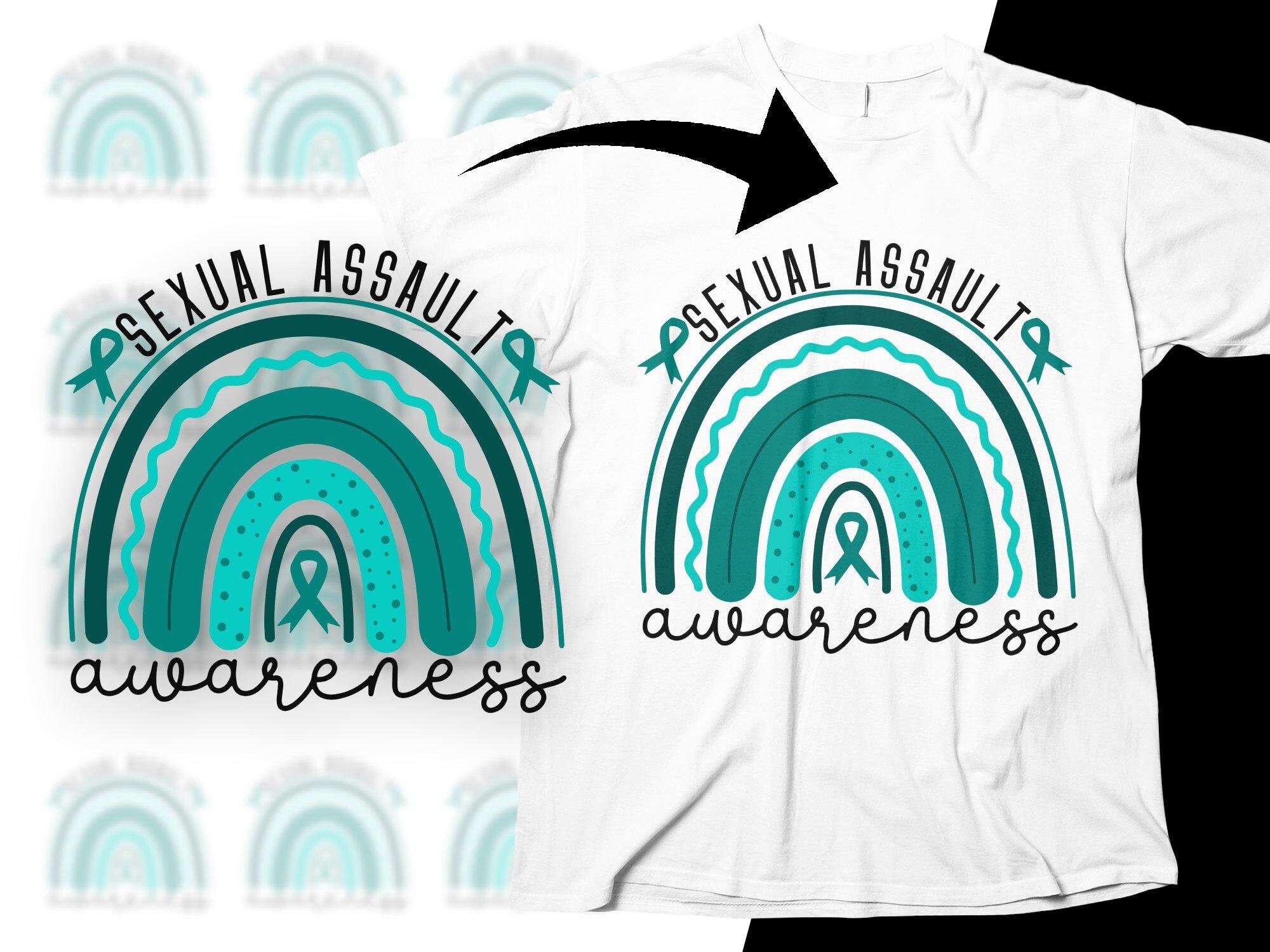 Sexual Assault Awareness Svg Png Sexual Assault Teal Rainbow - Etsy