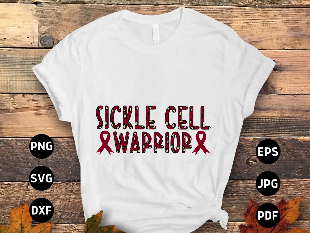 Sickle Cell Warrior Svg Png, Sickle Cell Awareness Svg Png, Anemia ...