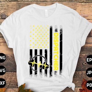 Dispatcher Svg Png, Dispatcher 911 Flag Svg, 911 Dispatcher Dispatch ...