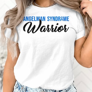 Angelman Syndrome Warrior Svg, Blue Ribbon Design (digital Cut Files ...