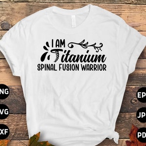 Spinal Fusion Svg Png, Spinal Fusion Warrior Svg, Bionic Spine Svg Png ...