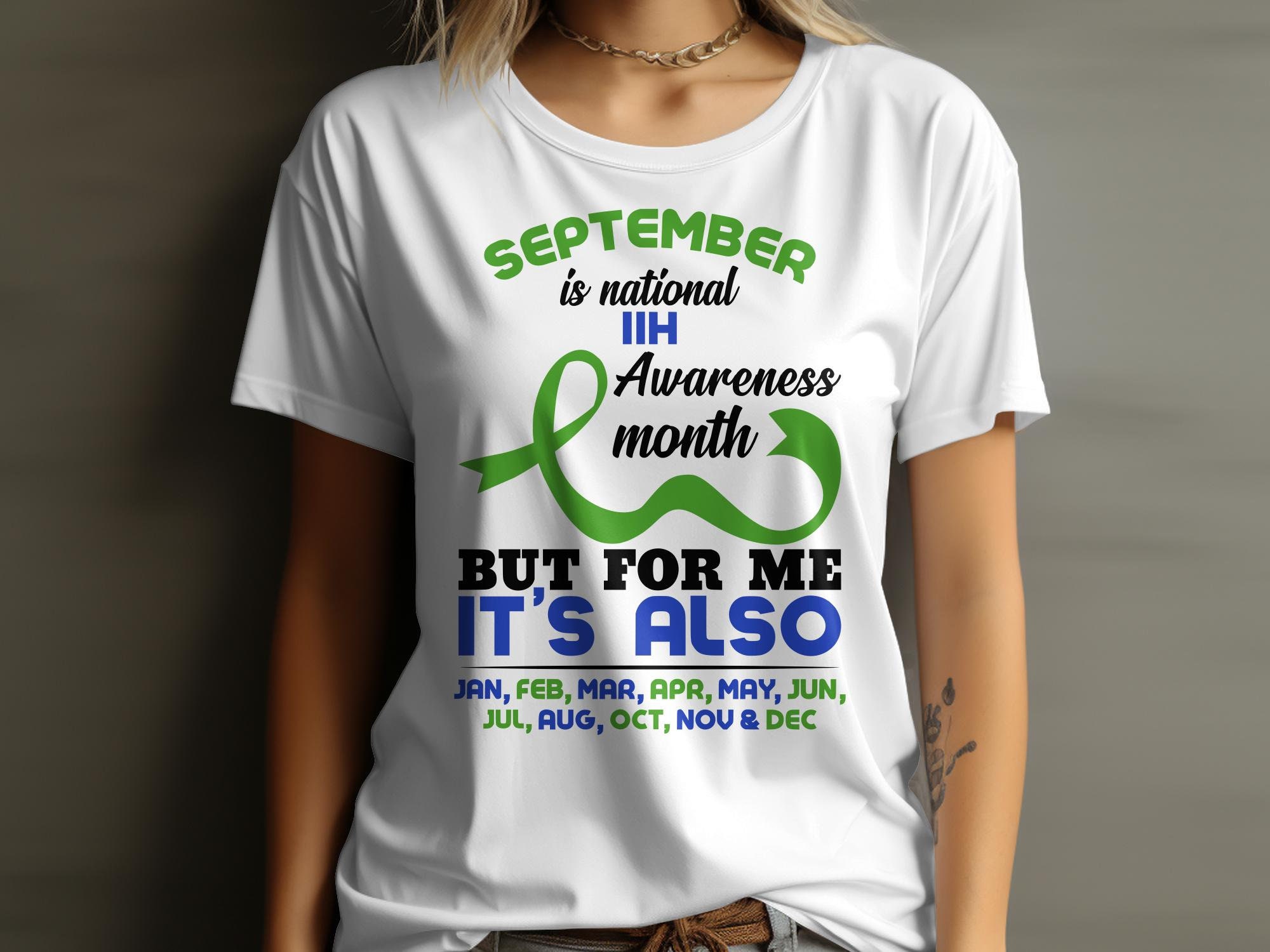September is National IIH Awareness Month Svg Idiopathic - Etsy