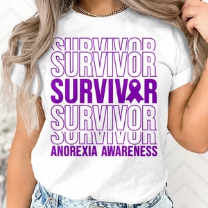 Eating Disorder Awareness Svg Png, Survivor Anorexia Svg, Anorexia ...