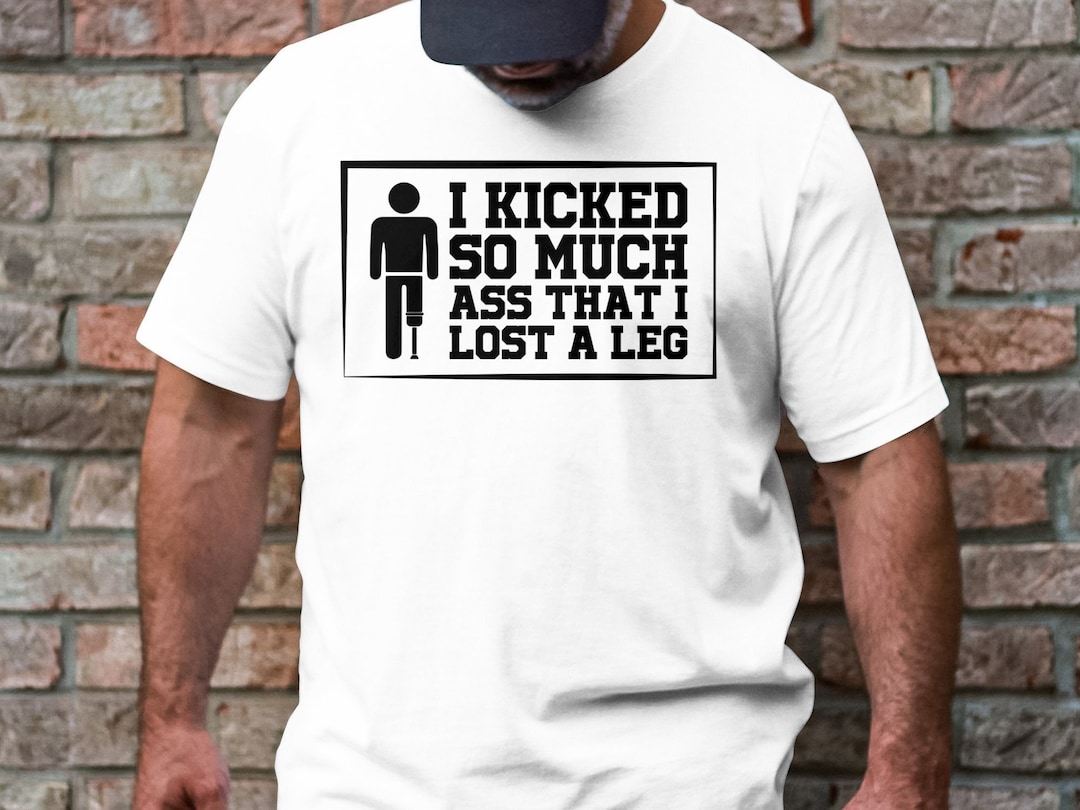 Leg Amputee Svg Png, Funny Humor Lost Leg Svg, Amputee Gift, Amputation ...