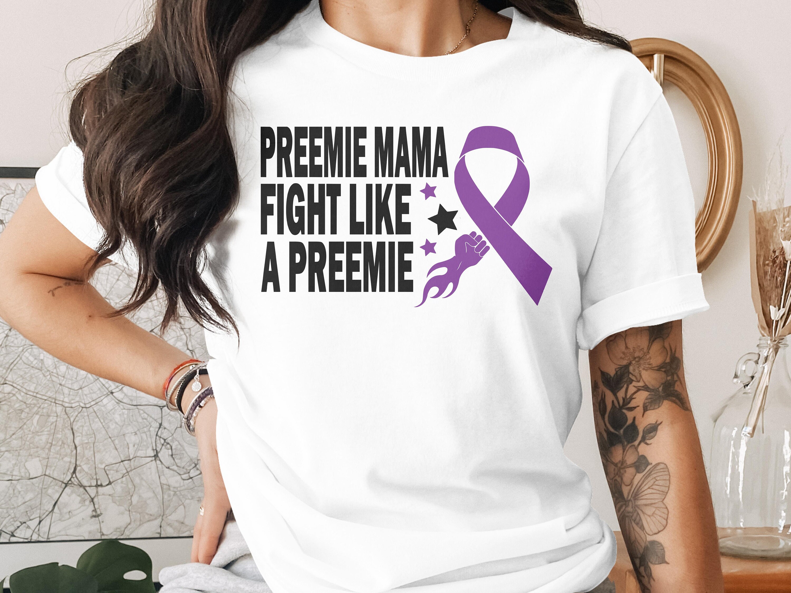 Prematurity Awareness Svg Png Preemie Mama Svg Purple Ribbon - Etsy