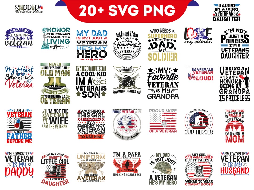 Veterans Day Svg Png Bundle, Veteran Svg, Veteran Png, Veteran ...