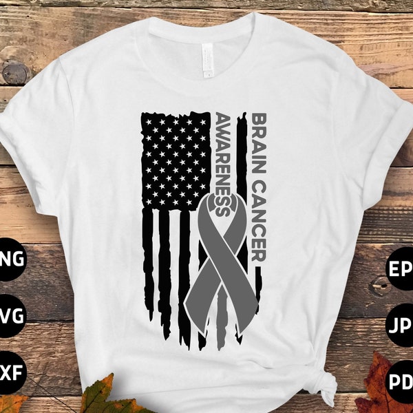 Brain Tumor Ribbon Svg - Etsy