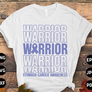Stomach Cancer Warrior Svg, Stomach Cancer Awareness Svg Png ...