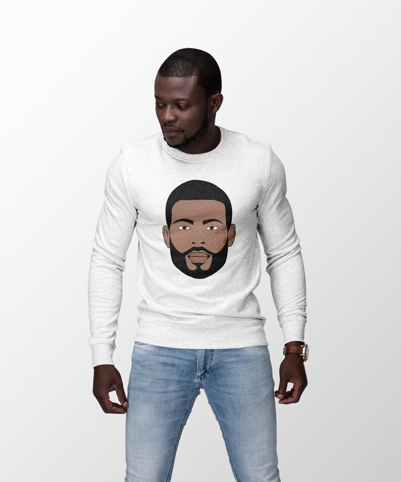 Black Man Face Svg Png African American Man Svg Png Afro - Etsy