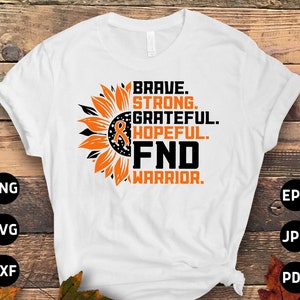 FND Awareness Svg Png, Sunflower FND Warrior Svg, Functional ...