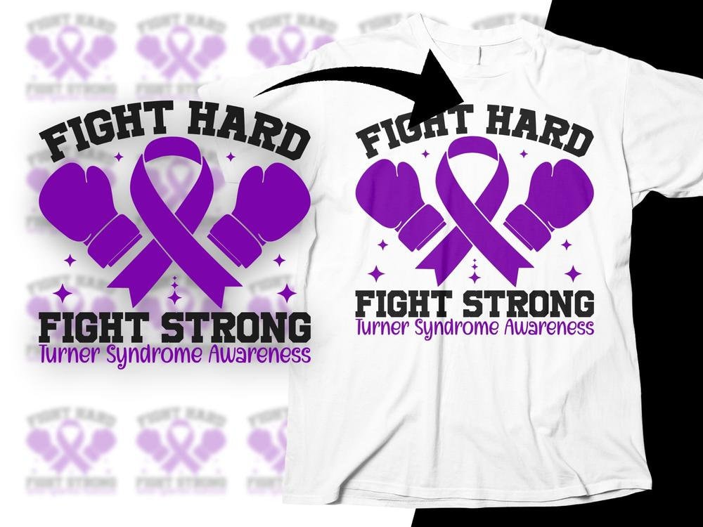 Turner Syndrome Warrior Svg Png Fight Hard Fight Strong Svg - Etsy