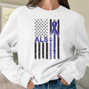ALS Awareness Svg Png, ALS Awareness Flag Svg, Blue Ribbon Svg Cricut ...