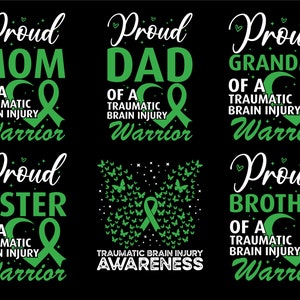 Traumatic Brain Injury Awareness Svg Bundle, Traumatic Brain Injury ...
