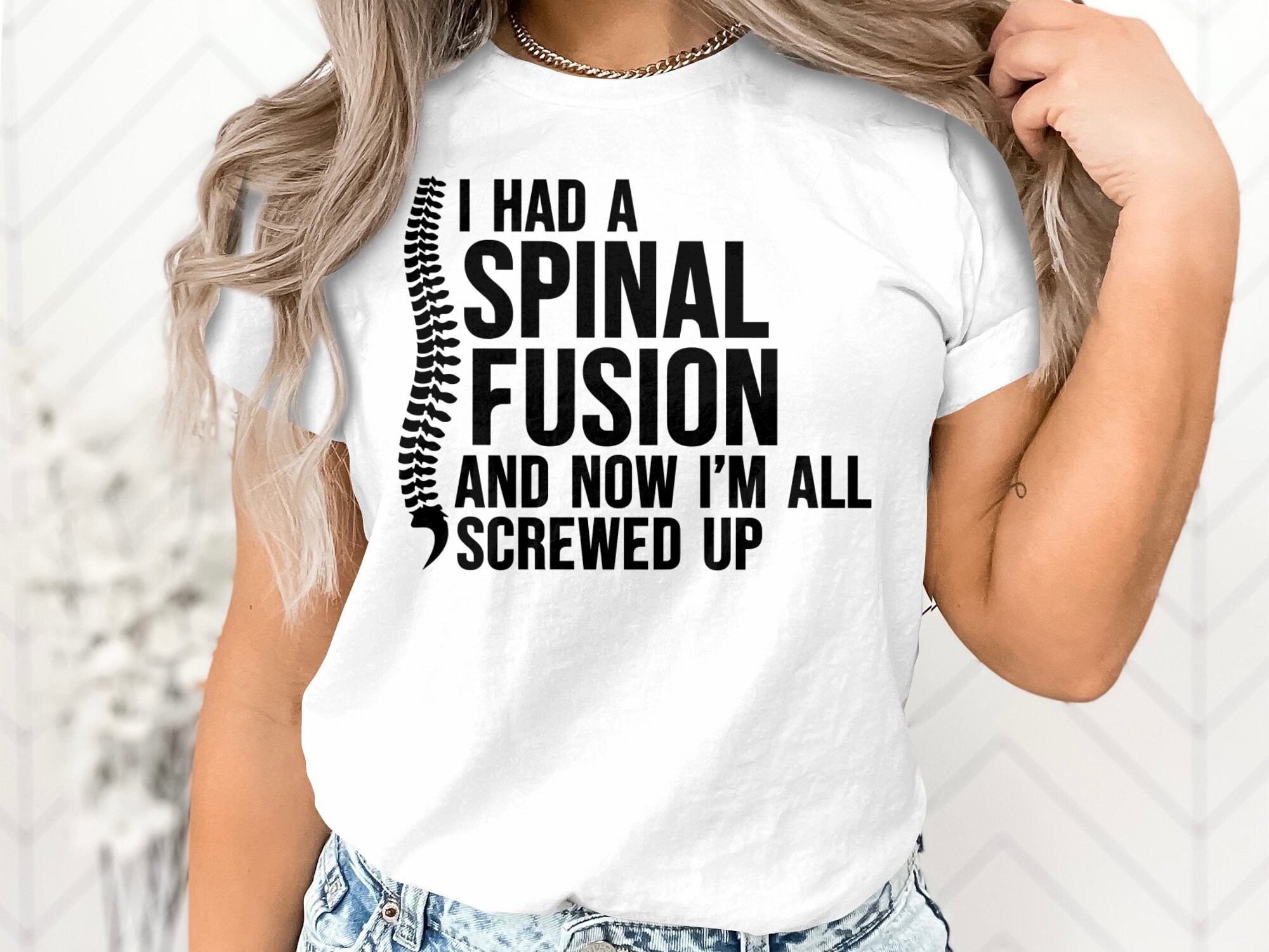 Spinal Fusion Svg Png, I Had a Spinal Fusion and Now I'm All Screwed up ...