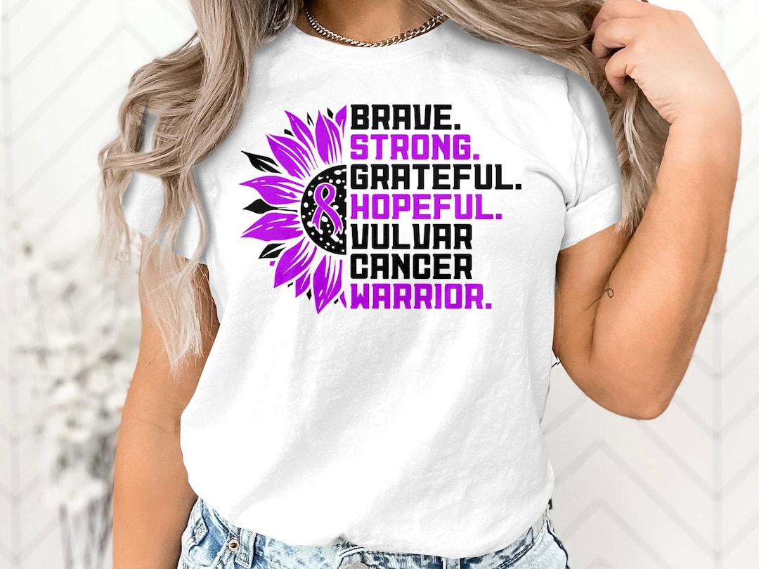 Vulvar Cancer Awareness Svg Png Sunflower Vulvar Cancer Warrior Svg