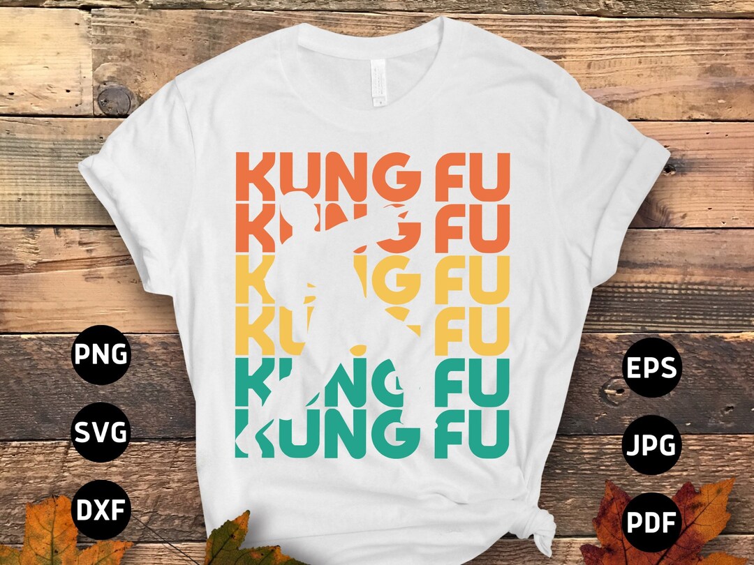Retro Kung Fu Svg Png, Retro Kung Fu Svg, Funny Kung Fu Lovers Gifts ...