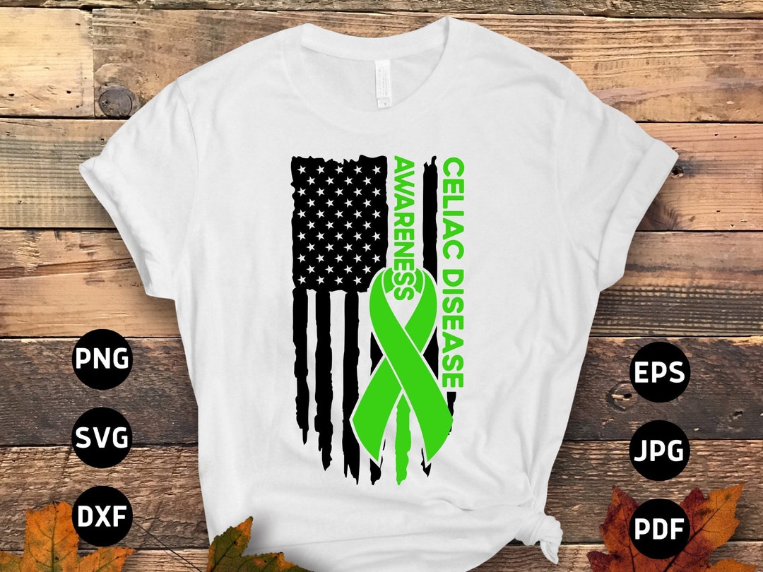 Flag Celiac Disease Svg Png, Gluten Free Svg, Celiac Disease Awareness ...