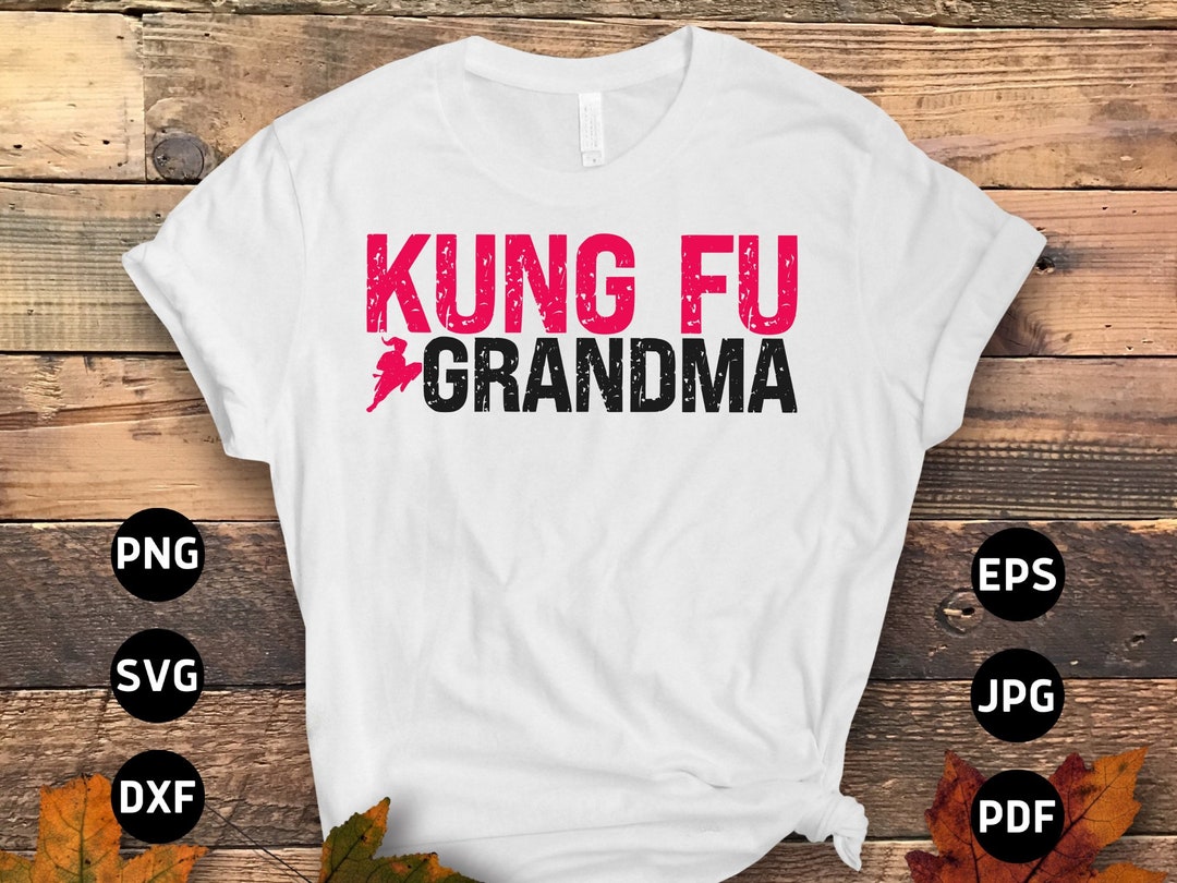 Kung Fu Svg Png Kung Fu Abuela Svg Regalos divertidos para - Etsy México