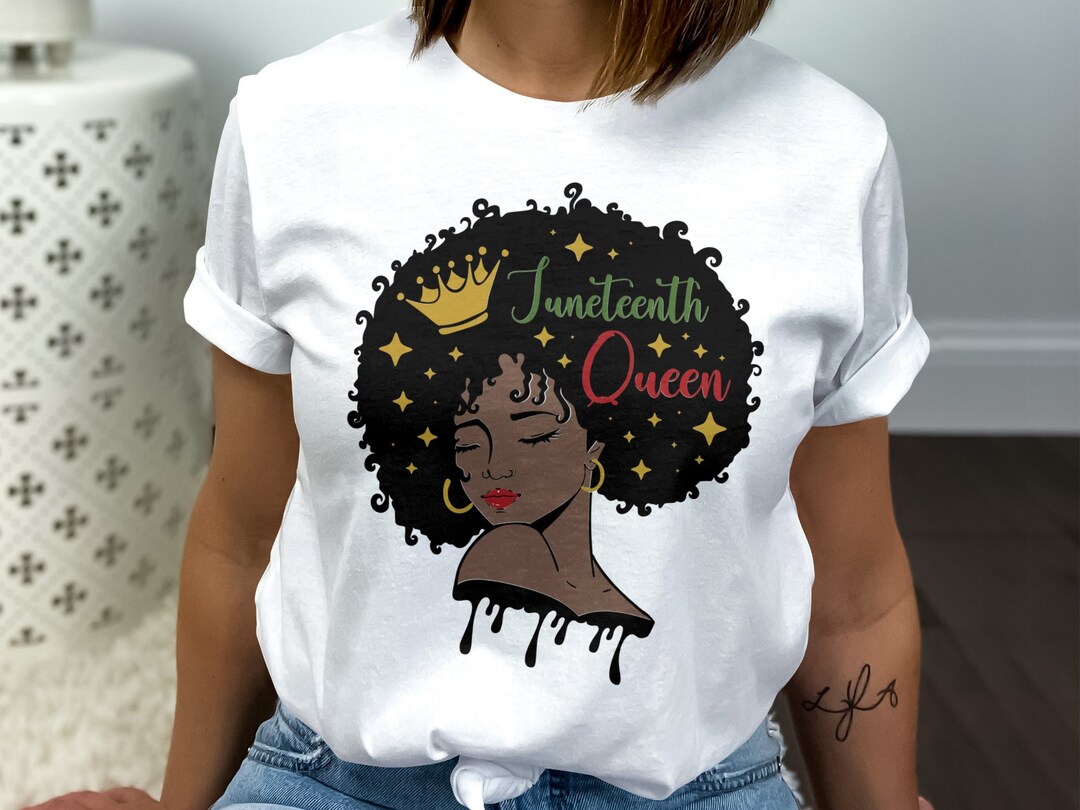 Juneteenth Queen Svg Png, Juneteenth Girls Svg Png, African American ...