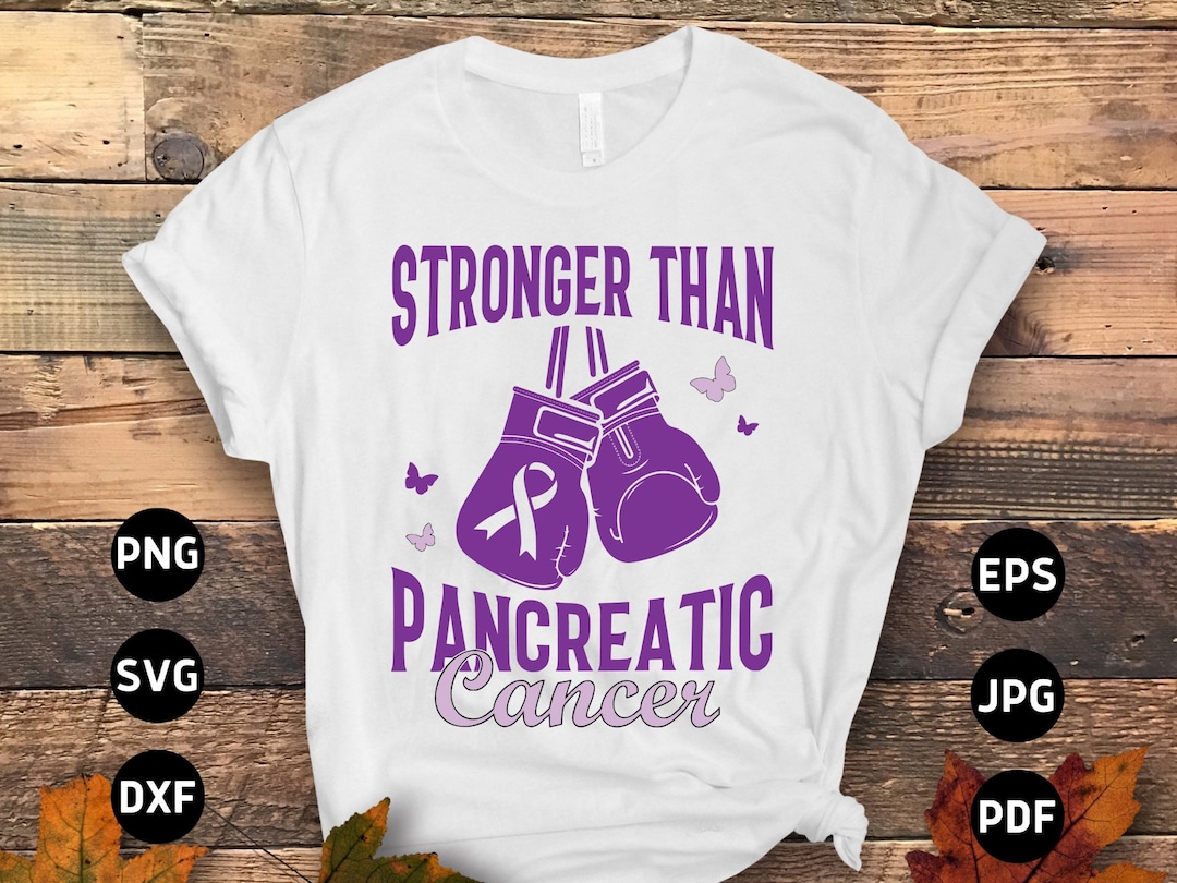 Pancreatic Cancer Warrior Survivor Svg Png Stronger Than Pancreatic