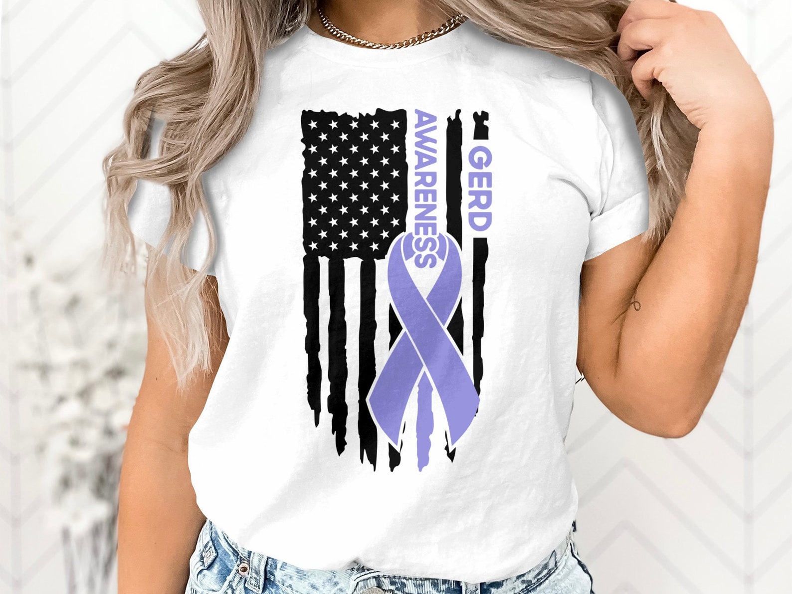 GERD Awareness Svg Png, Flag GERD Svg, Gastroesophageal Reflux Disease ...