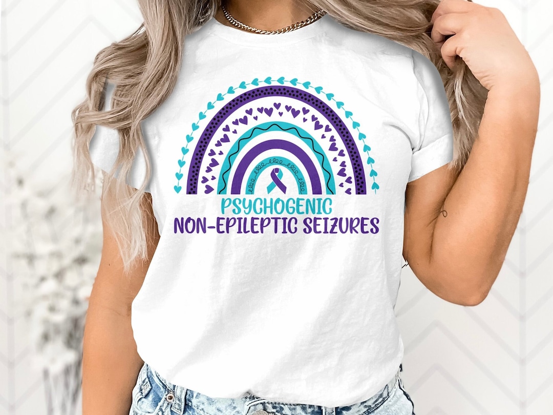 PNES Awareness Svg Png, Rainbow Psychogenic Non-epileptic Seizures Svg ...