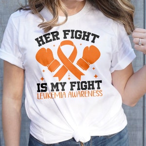 Leukemia Awareness Svg Png, Her Fight is My Fight Svg, Leukemia Cancer ...