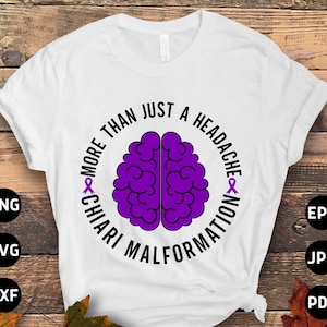 Chiari Malformation Awareness Svg Png, More Than Just a Headache Chiari ...