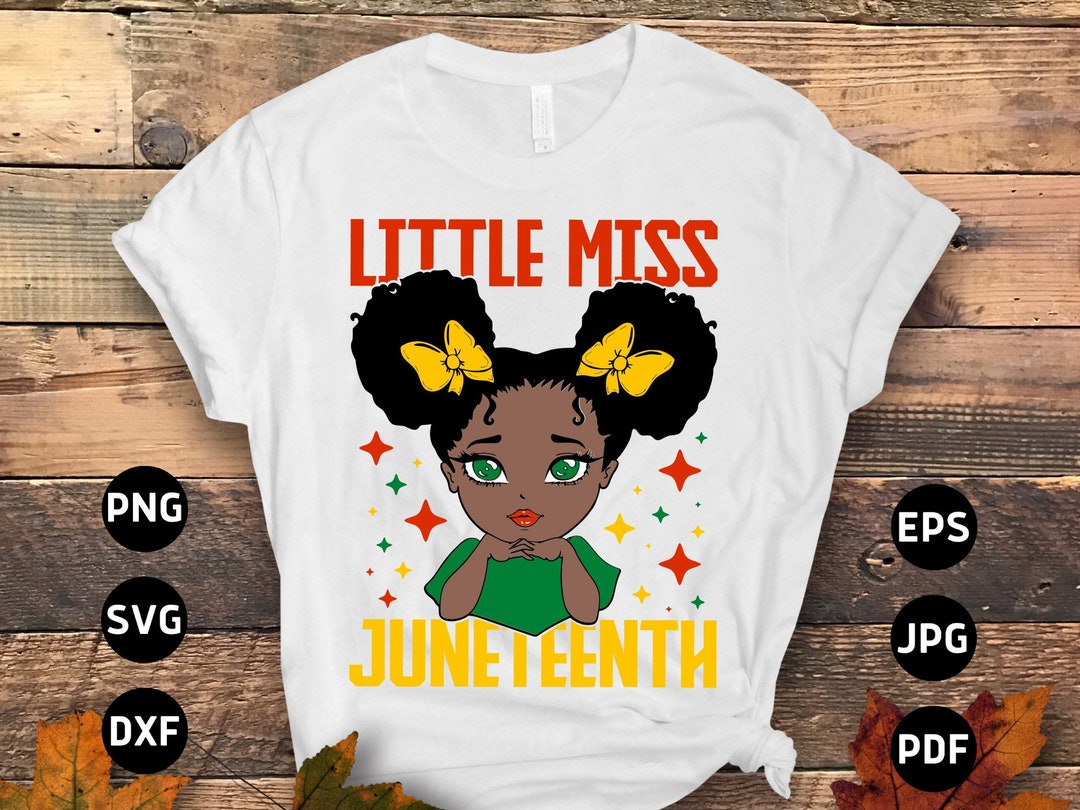 Little Miss Juneteenth Svg Png, Girl Juneteenth Svg Png, Celebrate ...