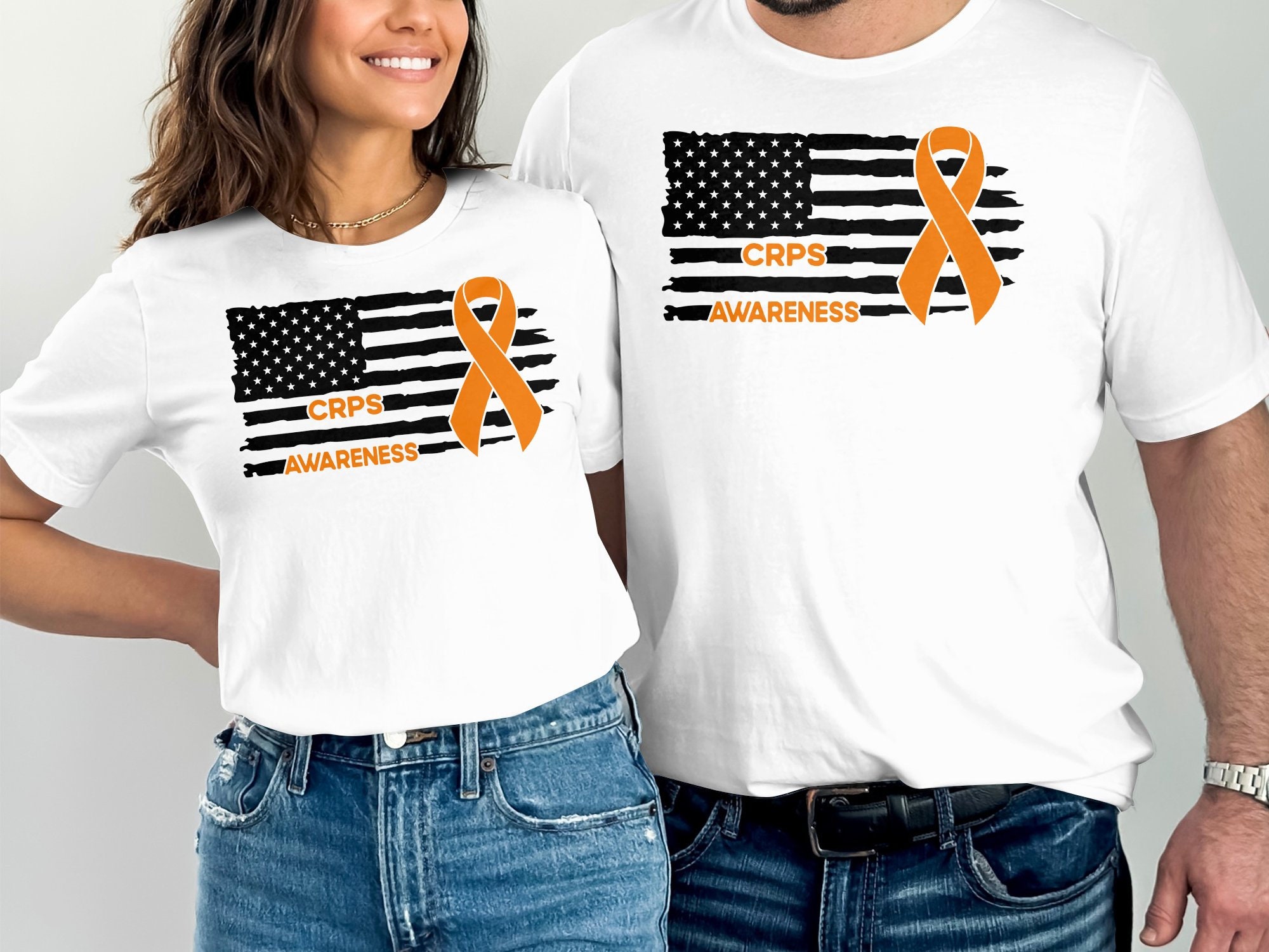 CRPS Ribbon Flag Svg CRPS Awareness Svg Png Orange Ribbon - Etsy UK